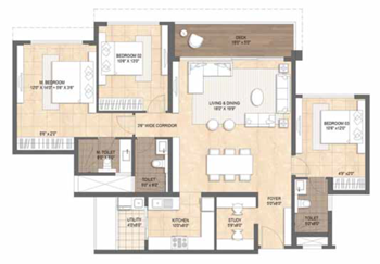 Prestige Spring Heights | 3 & 4 BHK Apartments | Budvel, Hyderabad